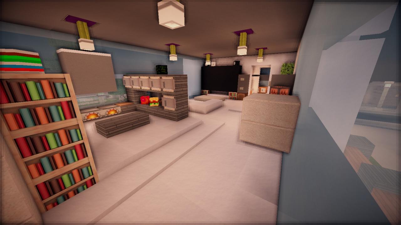 Flow - Modern House. Minecraft Map