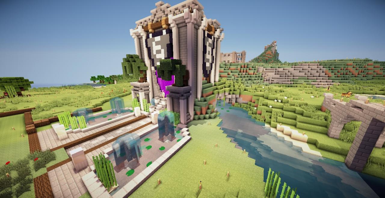 Nether Portal on Shadow Storm SMP Minecraft Map