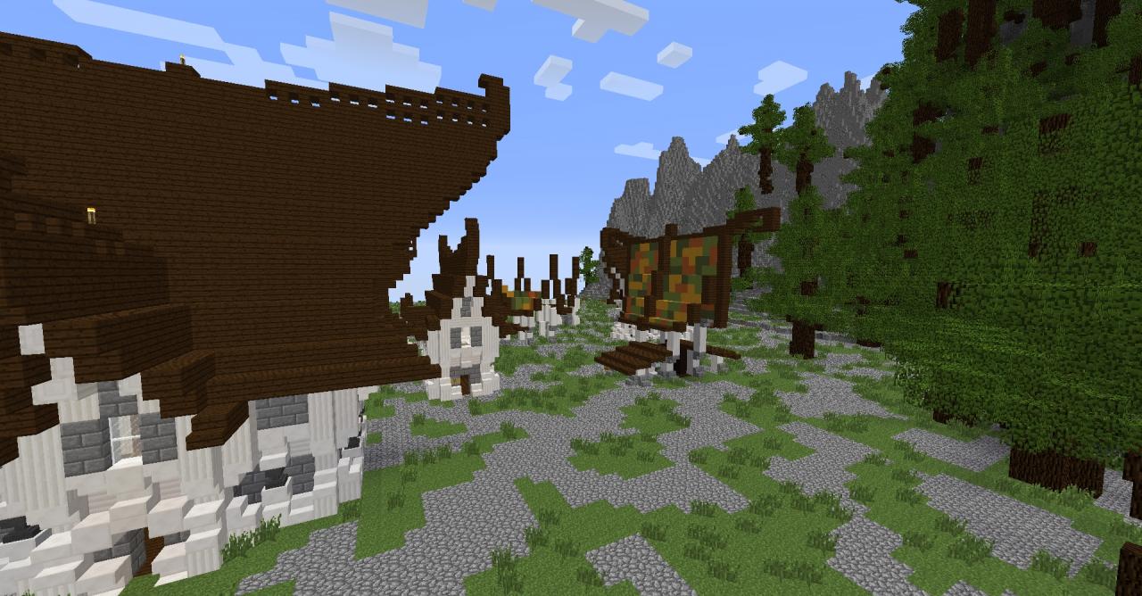 Fantasy Themed Spawn Minecraft Map