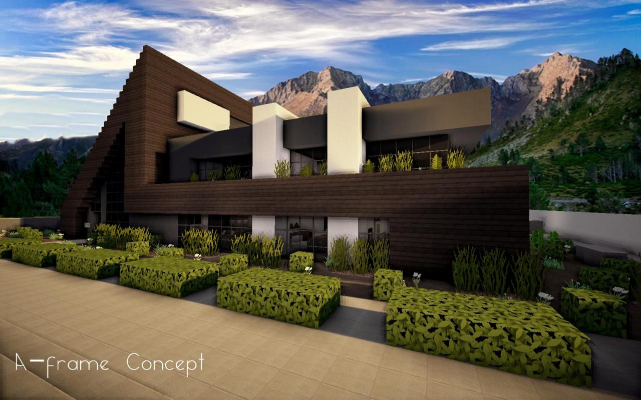 A-Frame - Cubed [Schematic] Minecraft Map