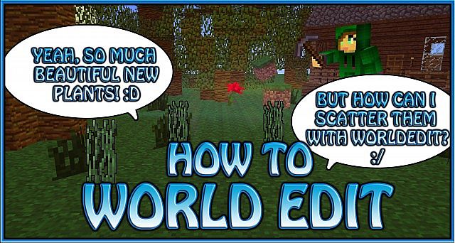 [How to] set two block high plants in Minecraft with WorldEdit ...