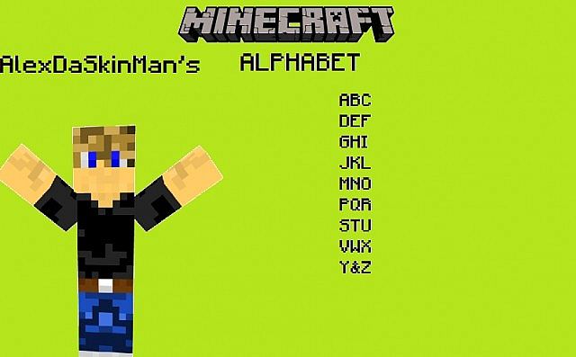 Minecraft Alphabet {POP-REEL}