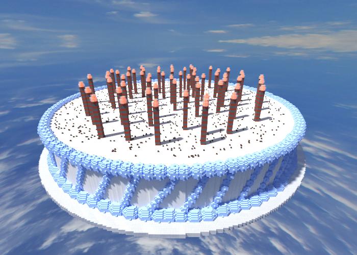 60th Subscriber Special (Giant Cake) Minecraft Map