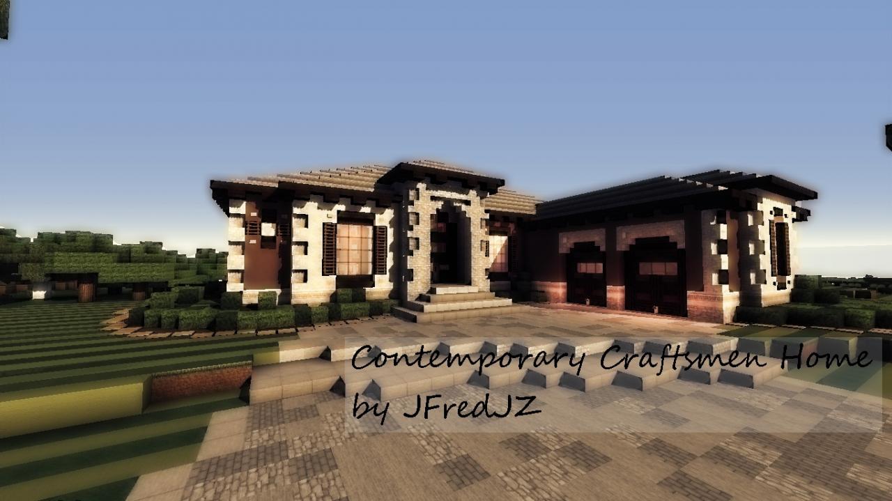 Contemporary Craftsman Home [TBS App] Minecraft Map