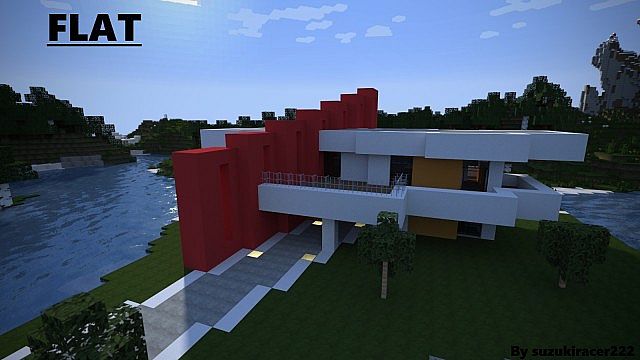 FLAT modern by Suzukiracer222 Minecraft Map