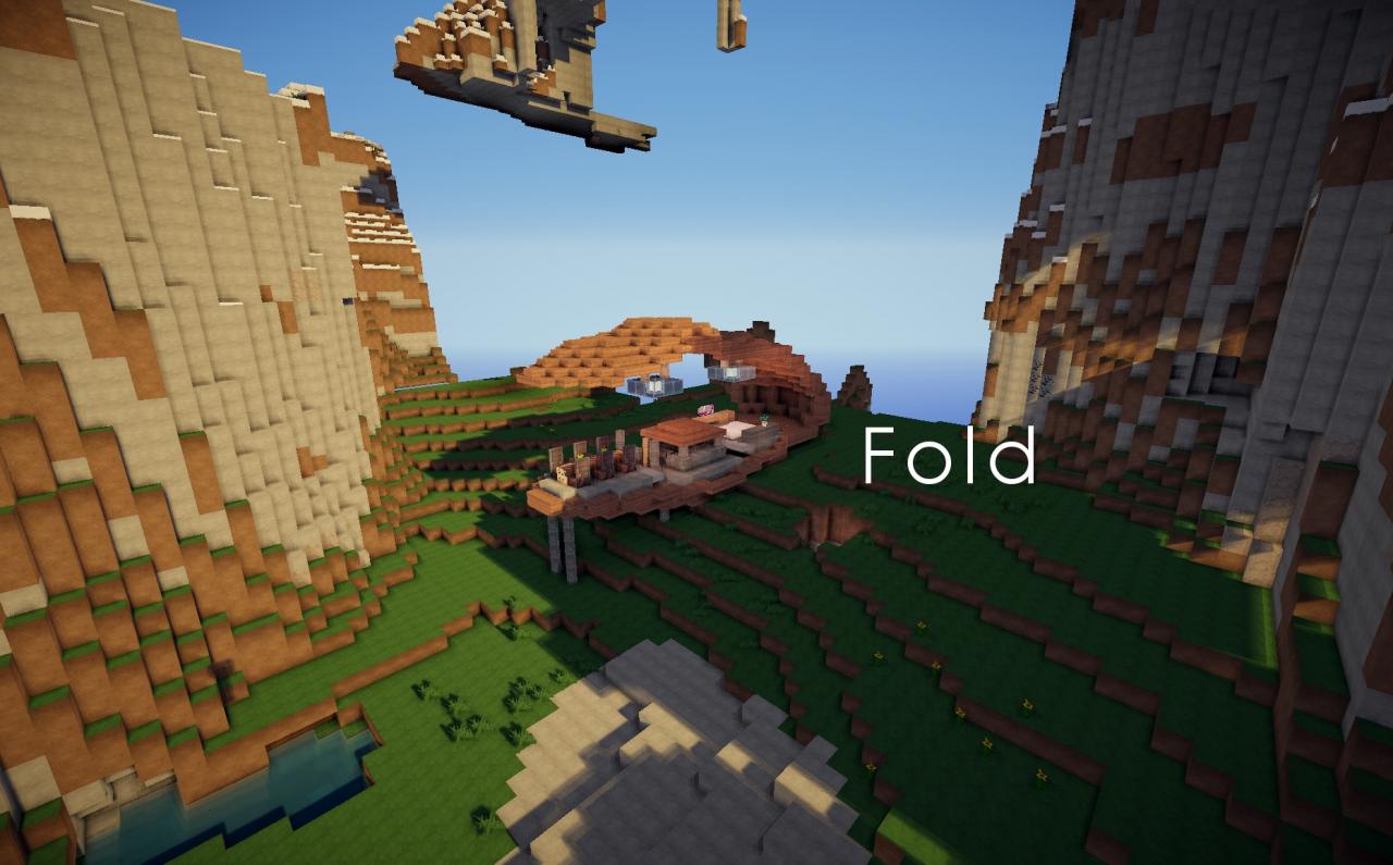 "Fold" A Modern Minimalistic House Minecraft Map