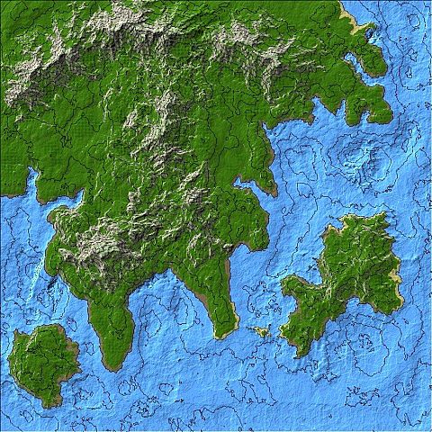 Greek Peninsula Minecraft Map
