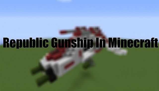 Star Wars Republic Gunship Minecraft Map