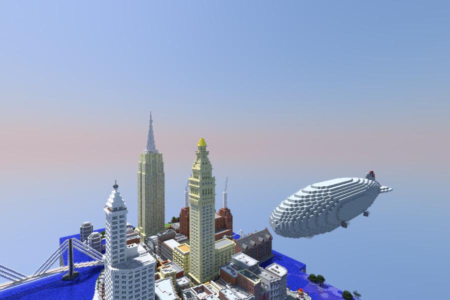 Hindenburg Airship 1:2 Minecraft Map