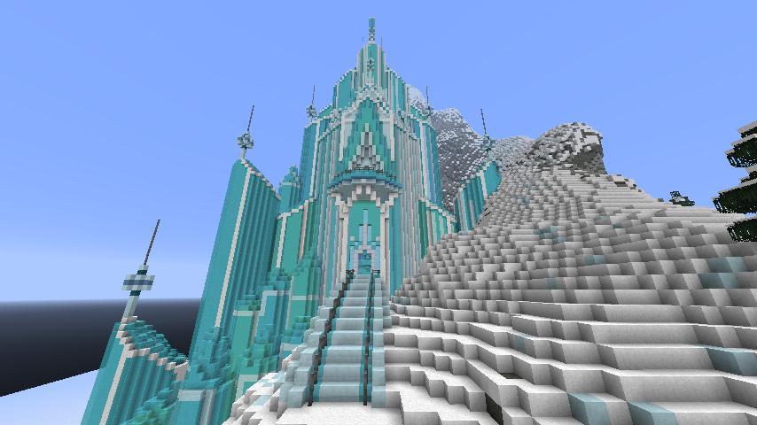 Frozen - Elsa's Ice Castle Minecraft Map
