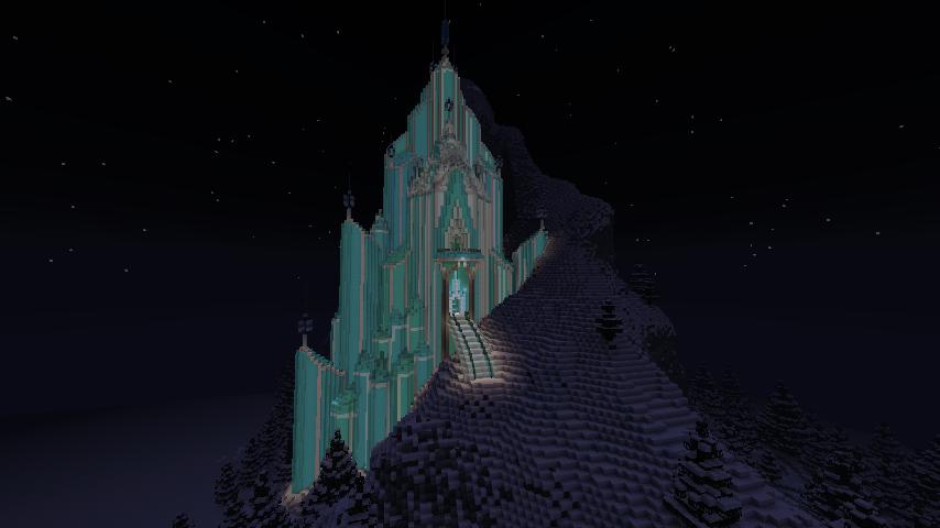 Frozen - Elsa's Ice Castle Minecraft Map