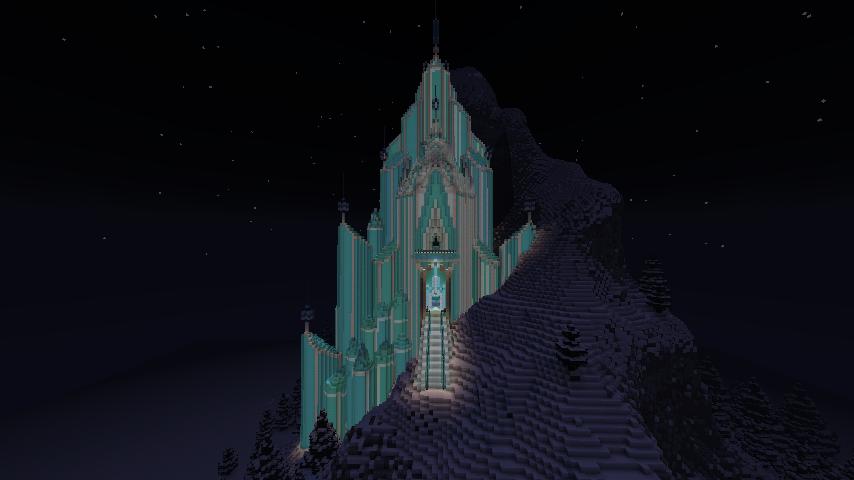 Frozen - Elsa's Ice Castle Minecraft Map