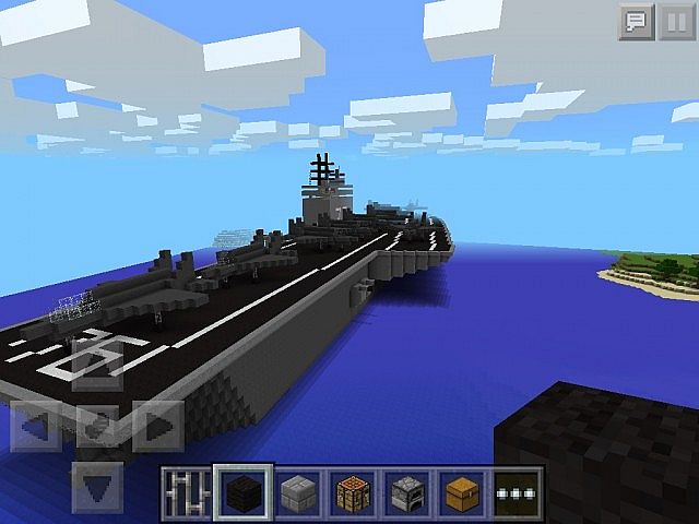 Minecraft Pe USS Nimitz CVN-76 Minecraft Map