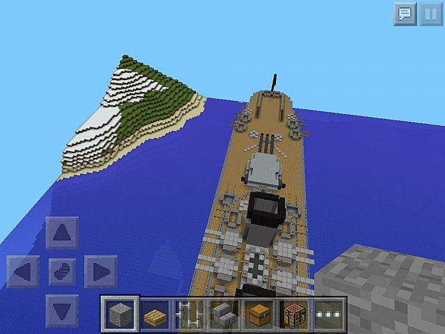 USS Missouri BB-63 Minecraft Map