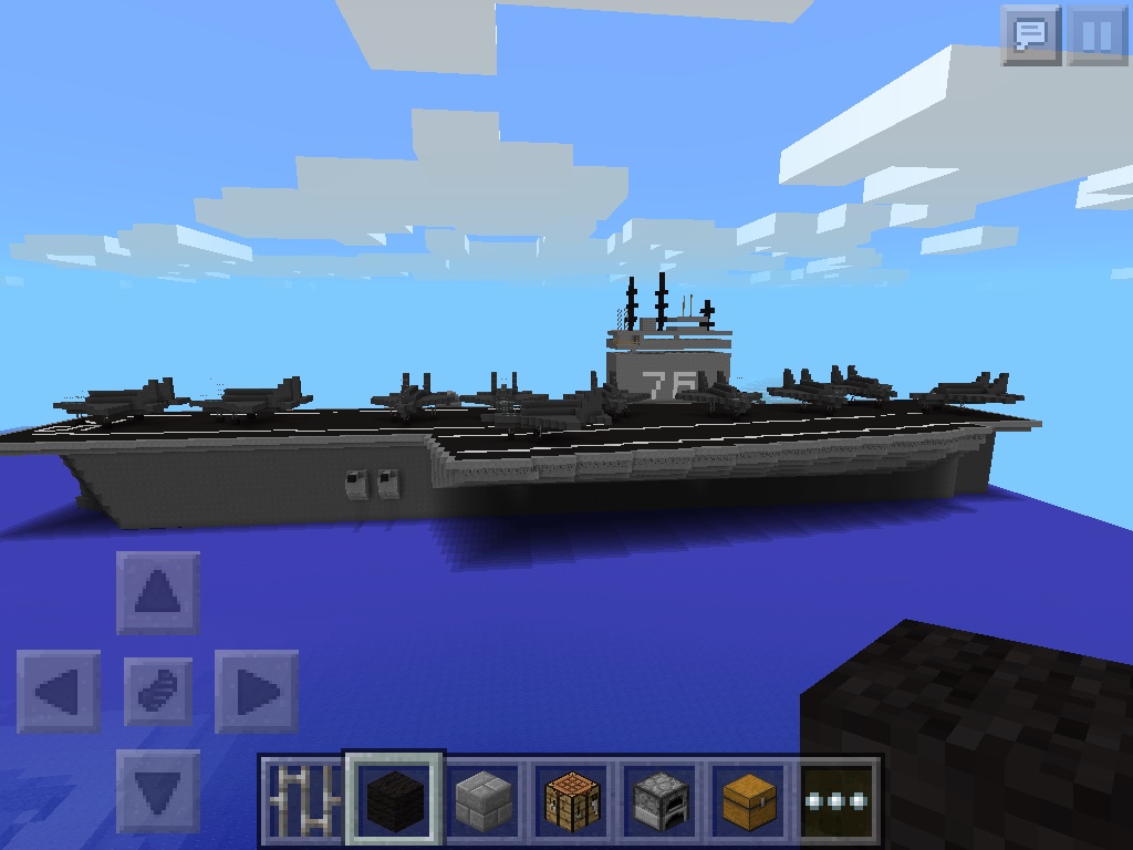 Minecraft Pe USS Nimitz CVN-76 Minecraft Map