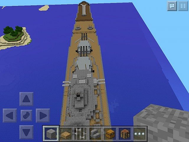 USS Missouri BB-63 Minecraft Map