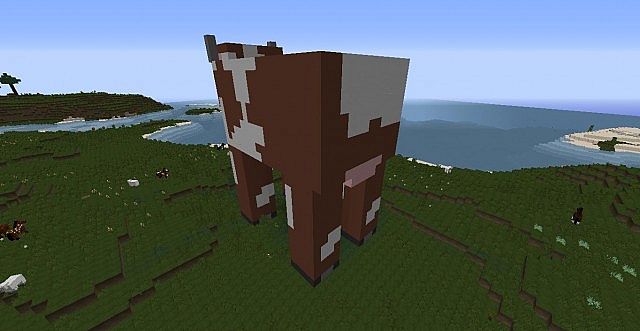 Modern Cow House Minecraft Map