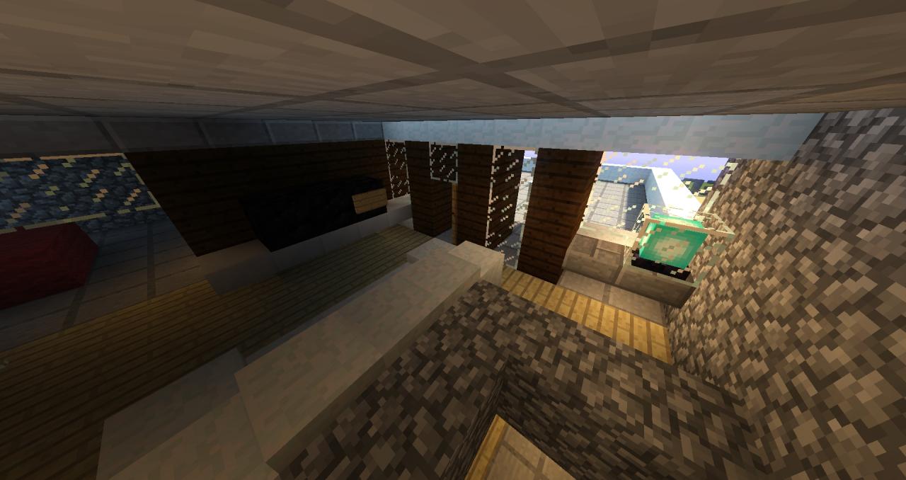 "Falling Water" | Modern House Minecraft Map