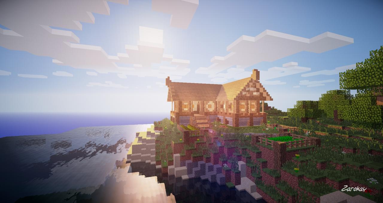 Relaxing Farm House - 100% done - Downloadable *30min. build* Minecraft Map