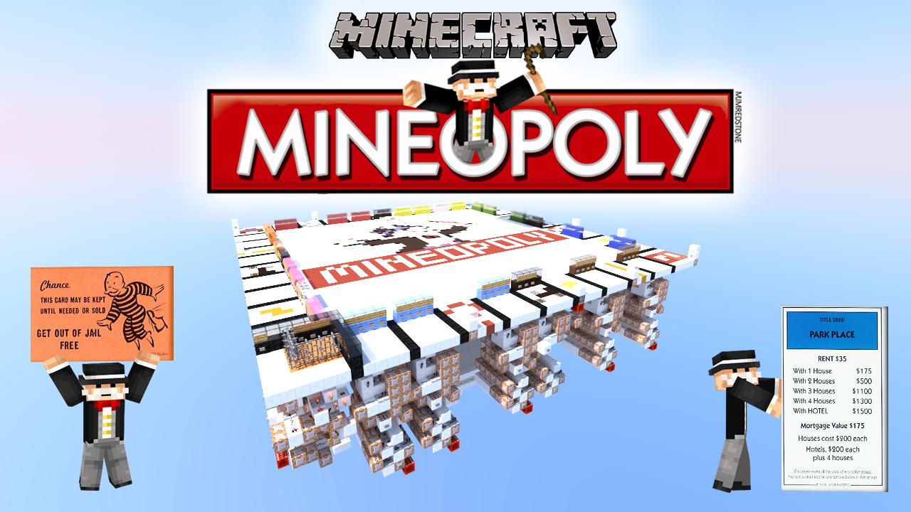MONOPOLY IN MINECRAFT - MINEOPOLY (100% Full Automatic) [Outdated ...