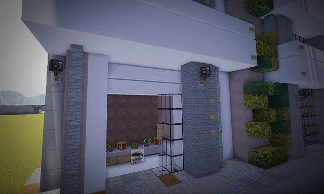 Modern/Minimal Rowhouse" - HalfPastNINE | Pop Reel Minecraft Map