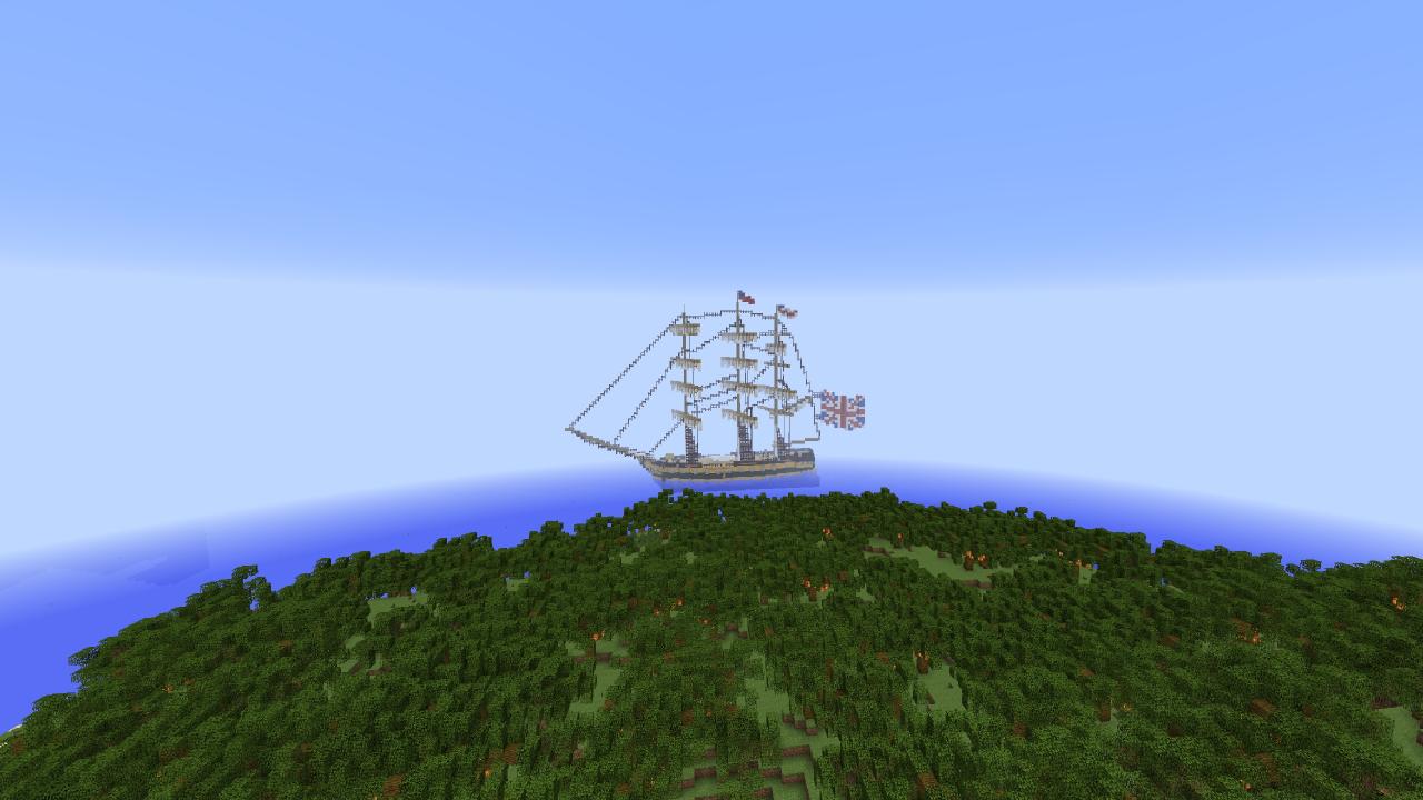 H.M.S Surprise Minecraft Map