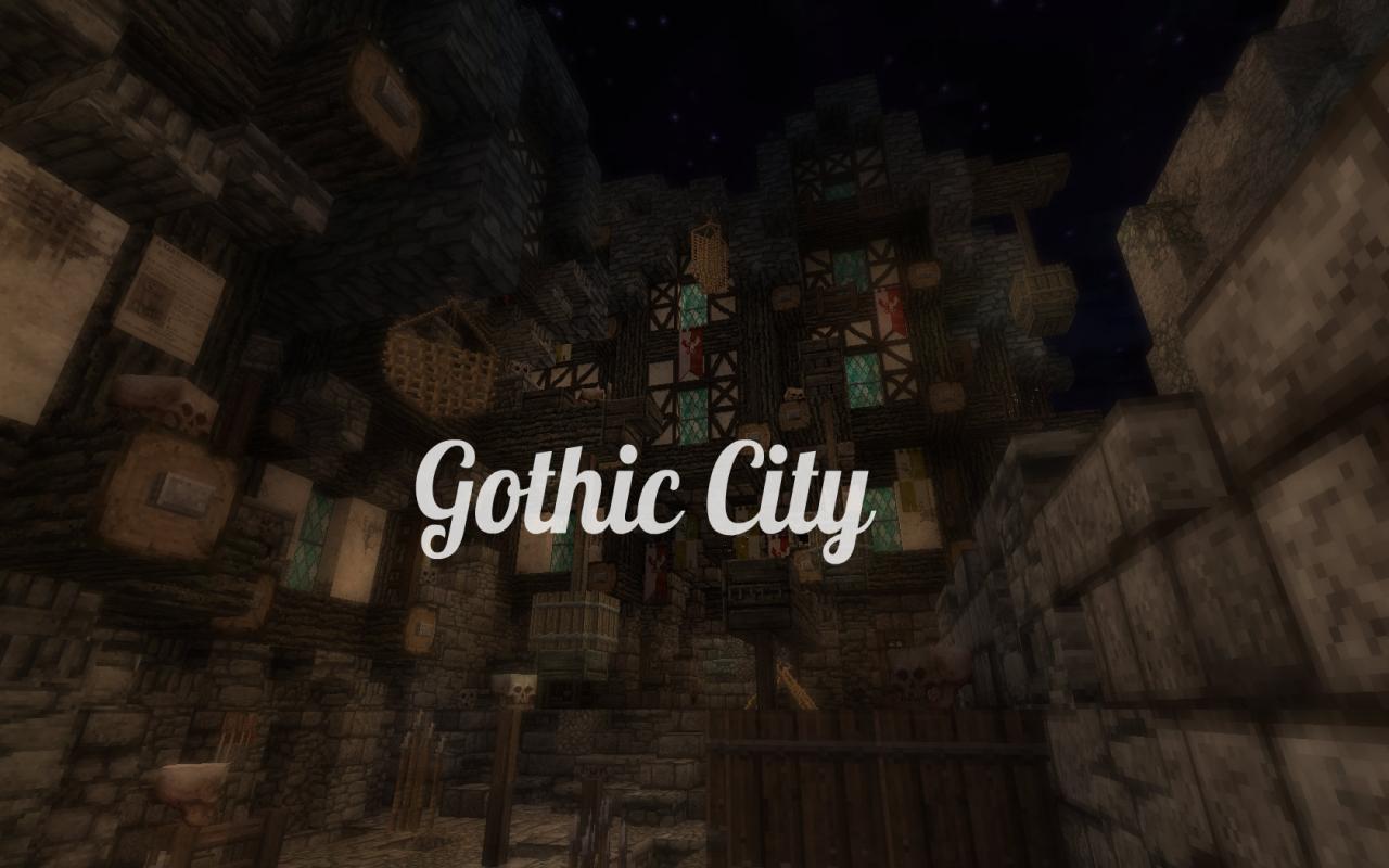--Gothic City [ScreenShots]-- Minecraft Map