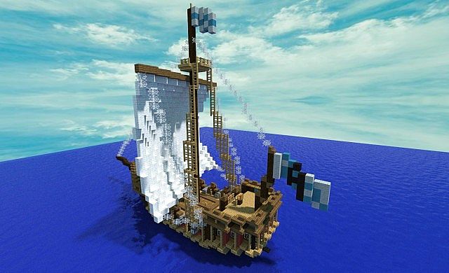 La Fleur- small medieval inspired ship Minecraft Map