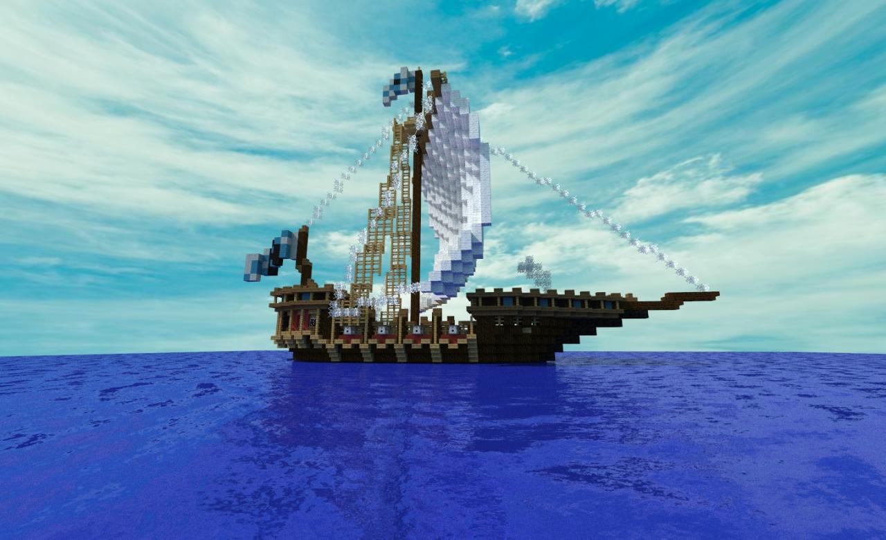 La Fleur- small medieval inspired ship Minecraft Map