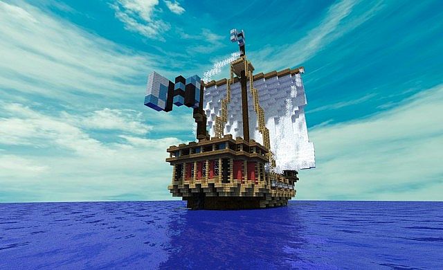 La Fleur- small medieval inspired ship Minecraft Map