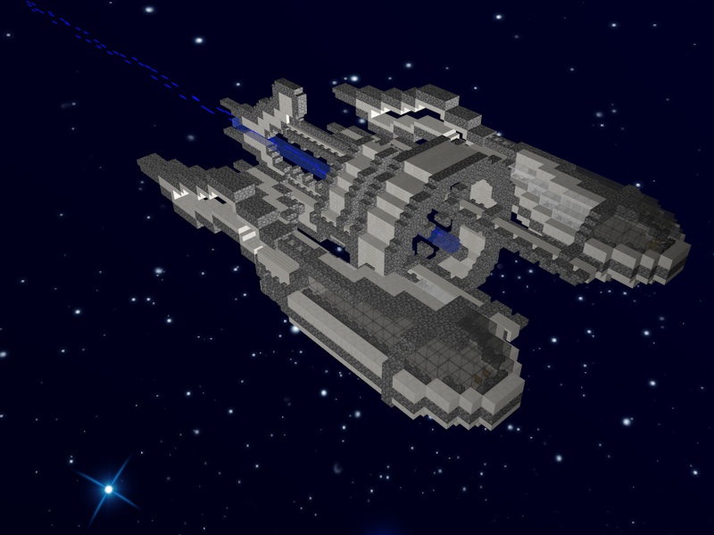 Silver Starship Minecraft Map