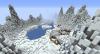 Custom Terrain: Ice Mountains and Snow Village Minecraft Map