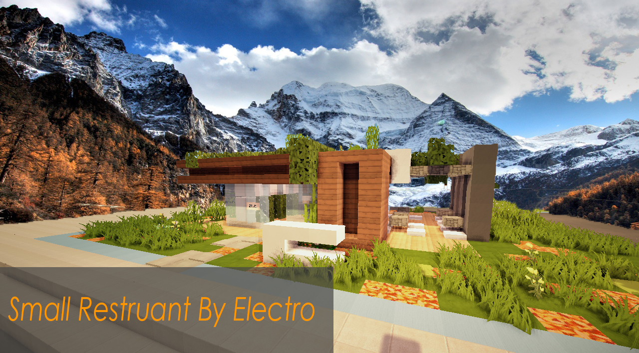 Small Modern Restaurant - By Electro Minecraft Map