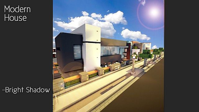 Flow - Modern House. Minecraft Map