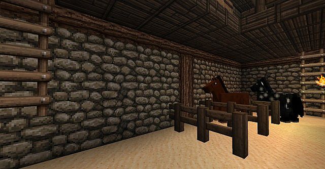 Stable Yard Minecraft Map
