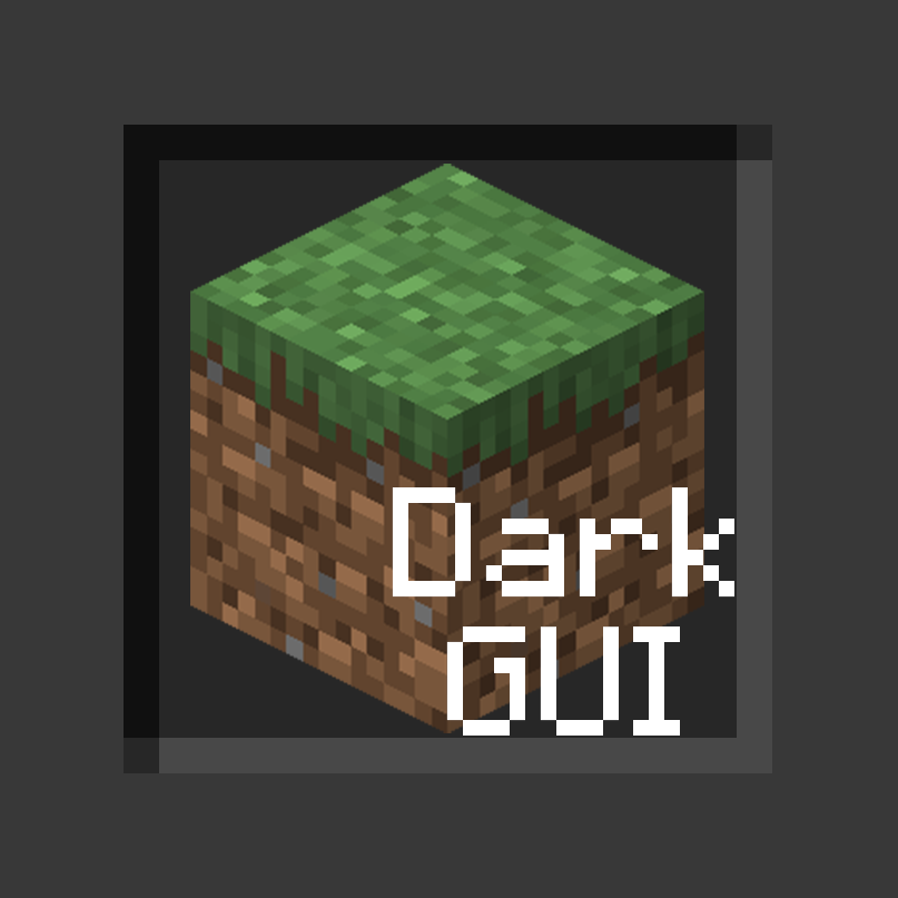 Dark GUI by Superbee (discontinued) Minecraft Texture Pack
