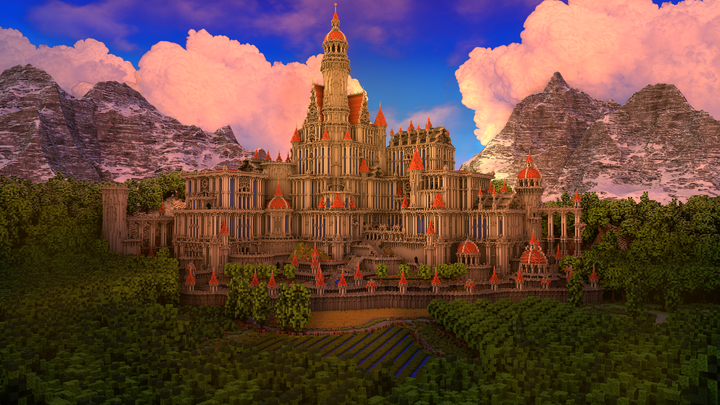 🏰Castle // The Castle of the lord 👑#2 Minecraft Map