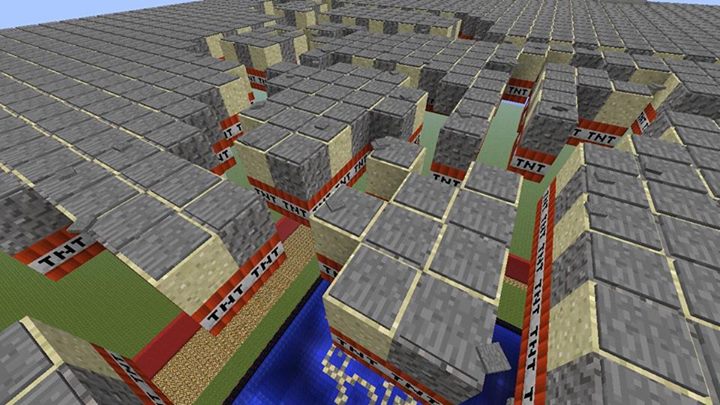 [Xbox 360] TNT Run! Minecraft Map