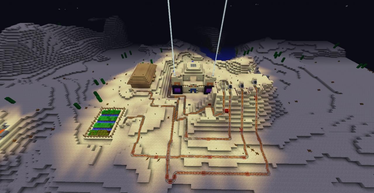 Temple House Minecraft Map