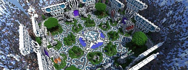 Heavens Court - MineVast Hub Minecraft Map