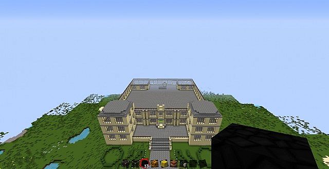 wayne manor with batcave Minecraft Map