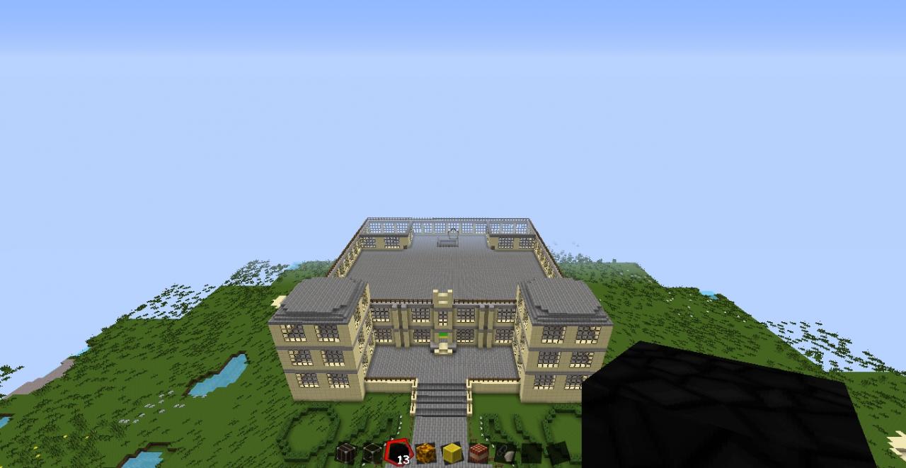 wayne manor with batcave Minecraft Map