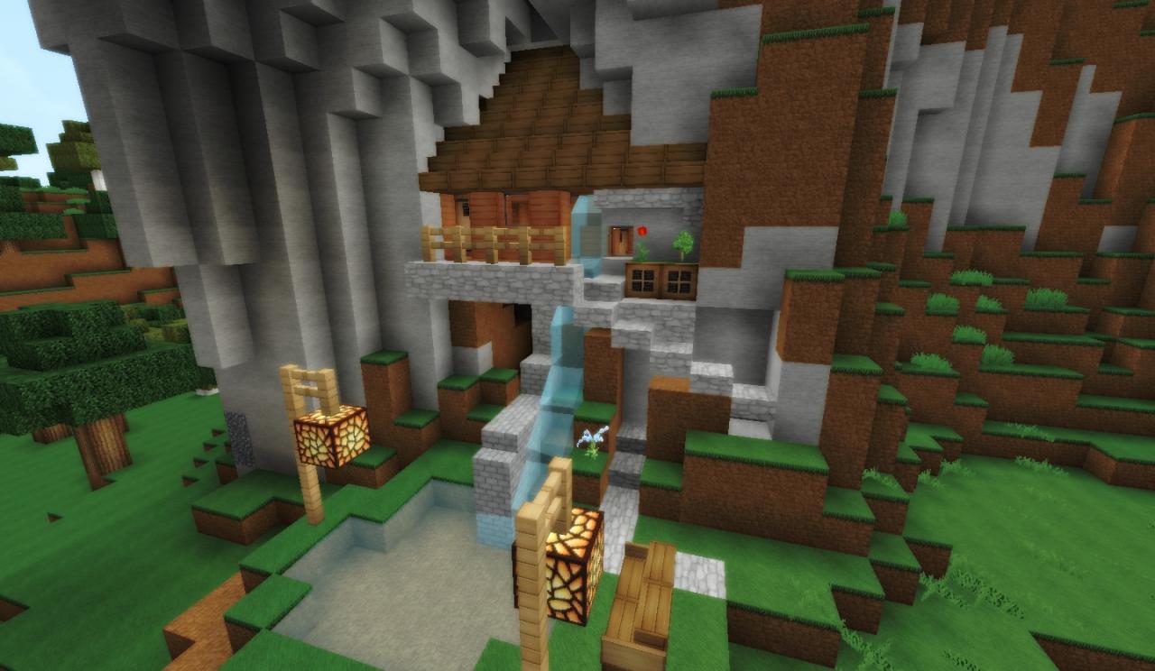 Small mountain house Minecraft Map