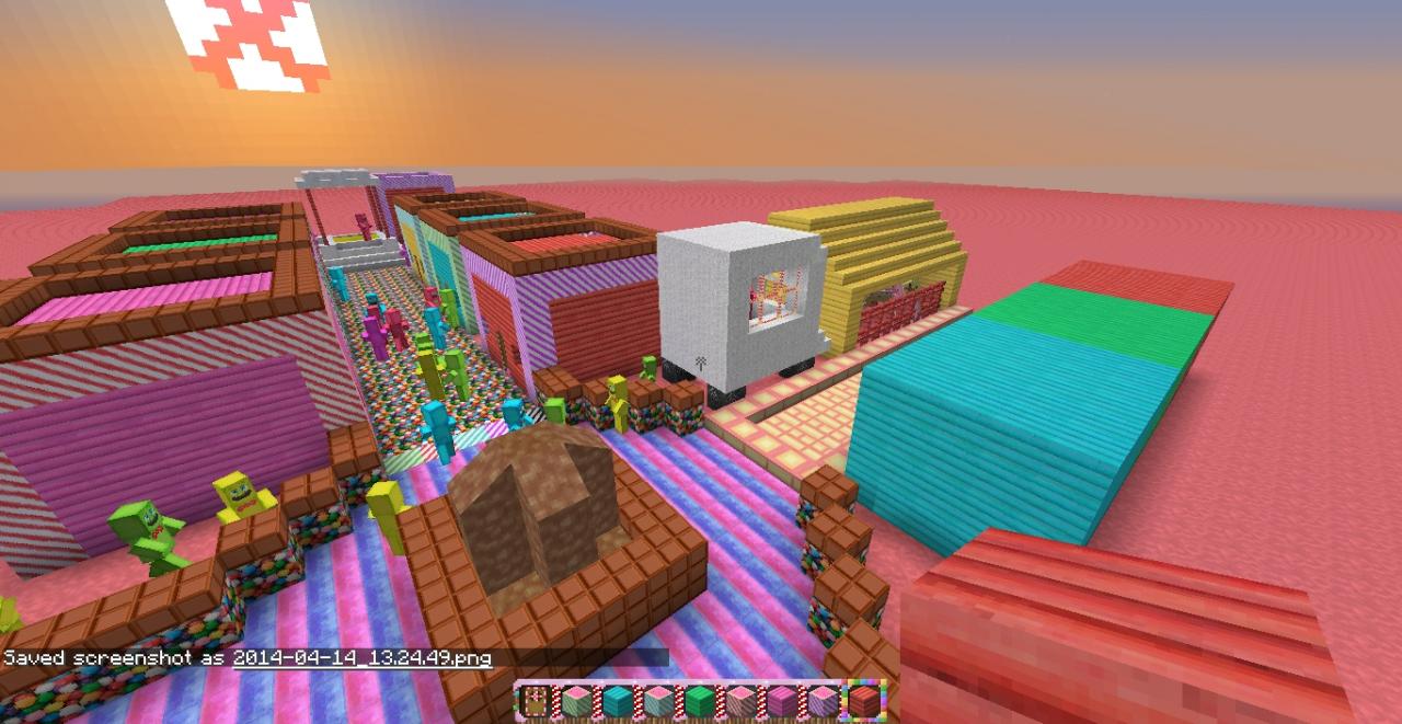 candy world Minecraft Map
