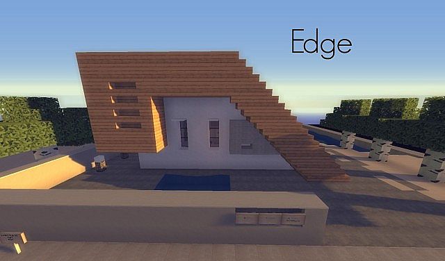Edge -- Modern A-Frame House Minecraft Map