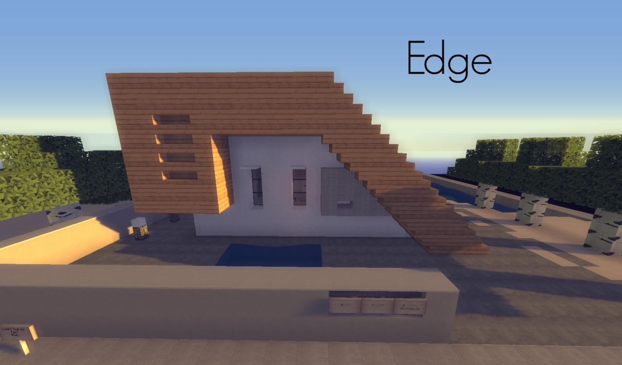 Edge -- Modern A-Frame House Minecraft Map