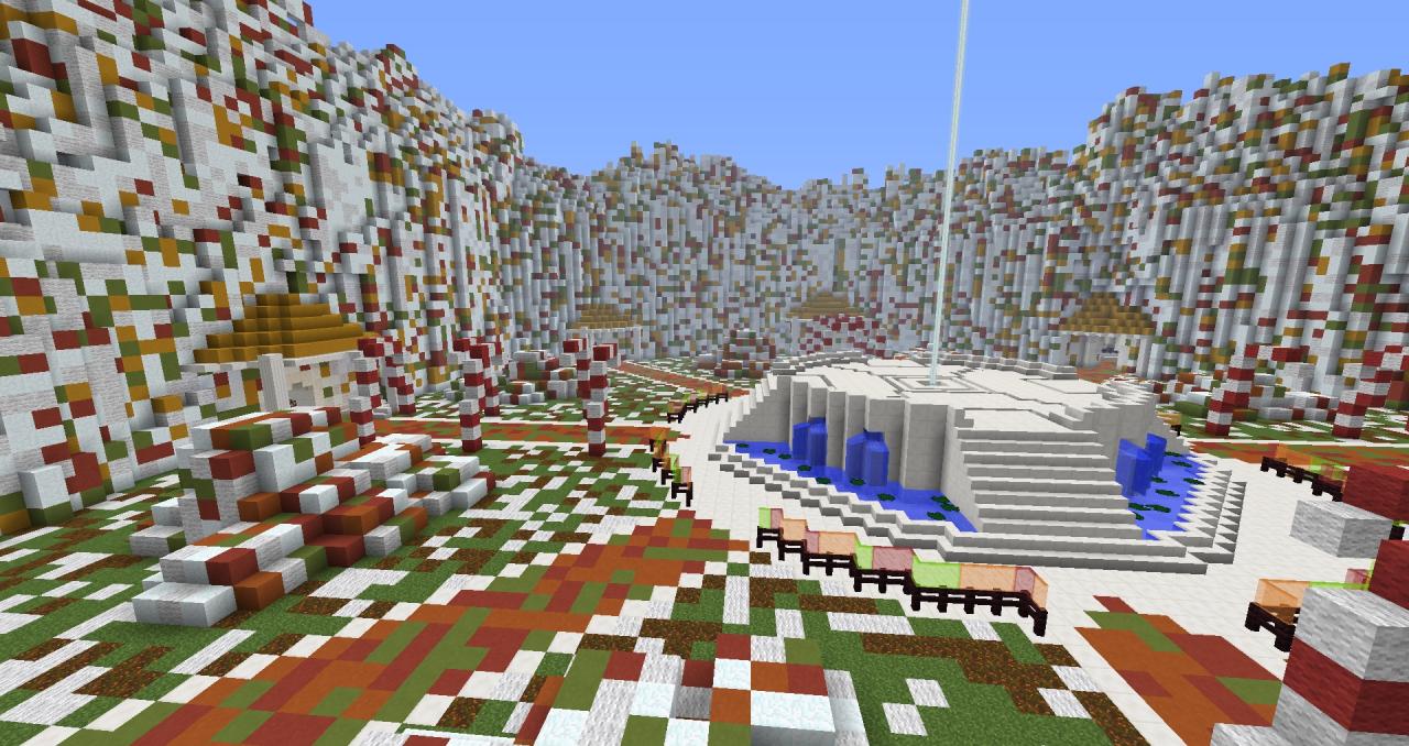 Candy Server Spawn Minecraft Map
