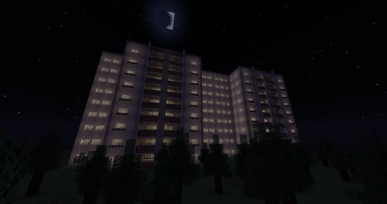 City Apartment Block Minecraft Map