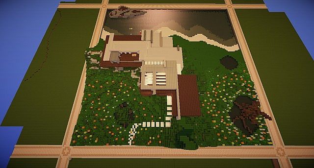 Minecraft - Modern cliff house #1 Minecraft Map