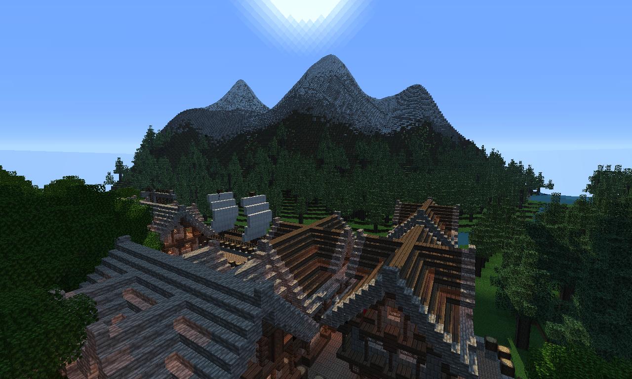 MEDIEVAL TOWN IN THE ALPS / SUBSCRIBE TO BEAUSBUILDS Minecraft Map